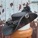 Black Suede Leather Stevie Ray Vaughan Style Rock / Blues Guitar Stage ...
