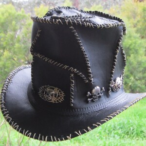 Black Leather Guns 'n Roses Heavy Metal Band Gothic Steampunk Ashba ...