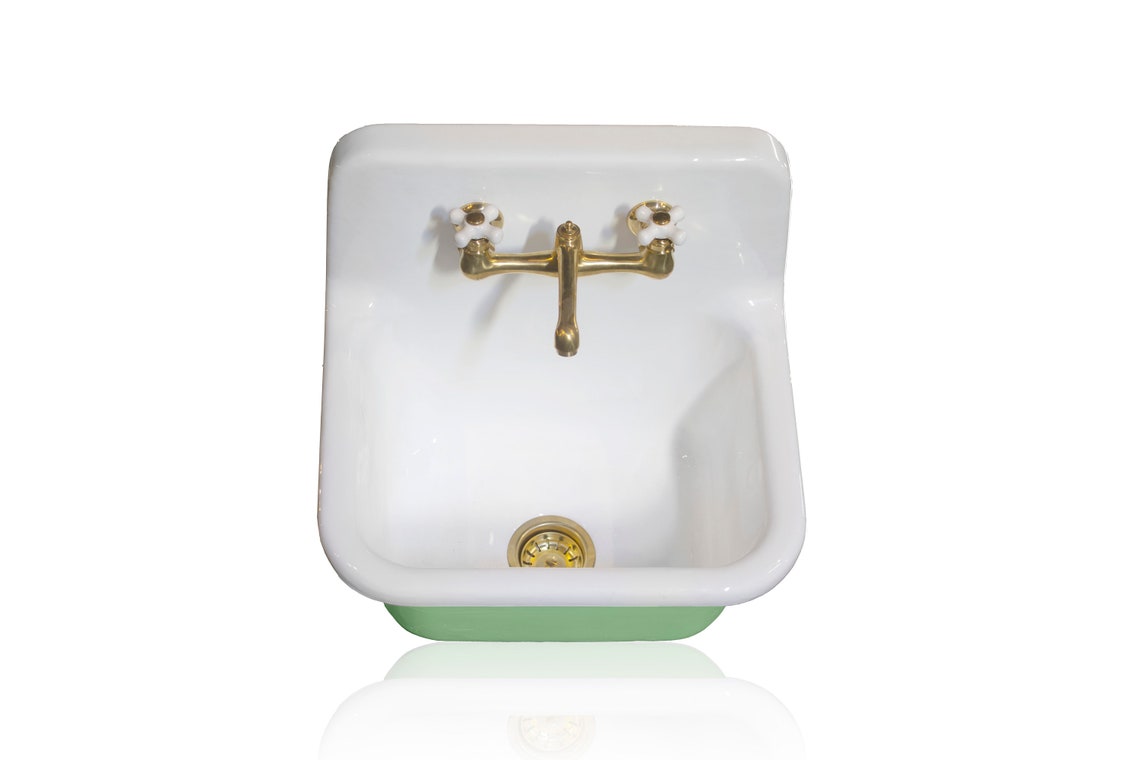 Vintage Style Deep Utility Sink Antique Inspired High Back - Etsy