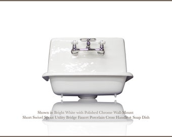 High Back Cast Iron Sink - Etsy