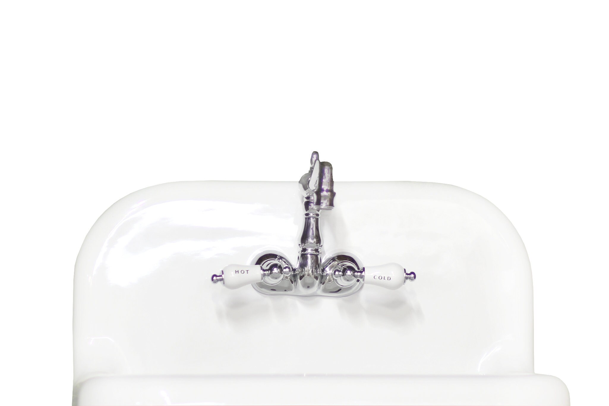 NEW Small Wall Mount High Back Bath Sink Antique Inspired Deep | Etsy