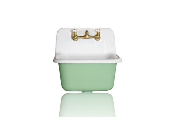 Vintage Style Deep Utility Sink Antique Inspired High Back - Etsy