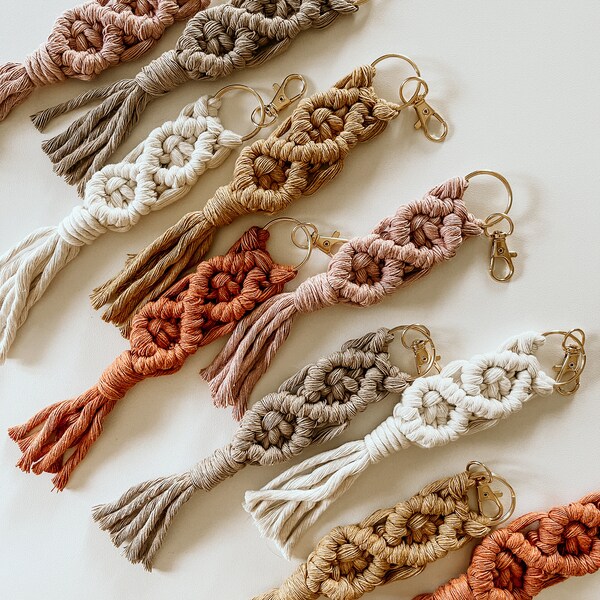 Keychain Macrame - Etsy