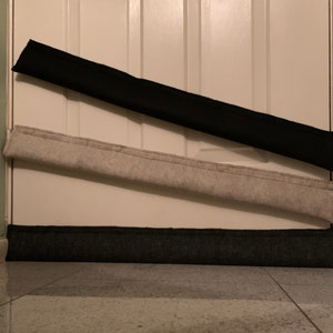 Door Draft Stopper Made of Felt Fabric With 4 Magnets or 4 Adhesive ...