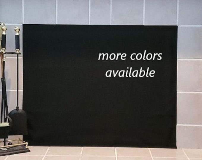 Fireplace Draft Cover CUSTOM MADE (your Fireplace Dimensions) With ...