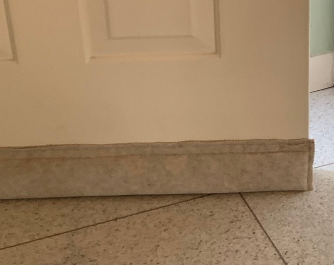 Door Draft Stopper Made of Felt Fabric With 4 Magnets or 4 Adhesive ...