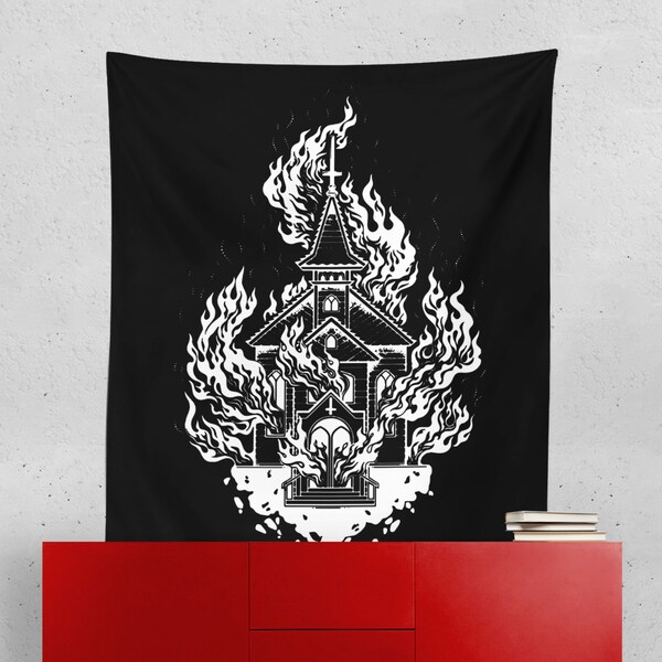 Goth Tapestry - Etsy