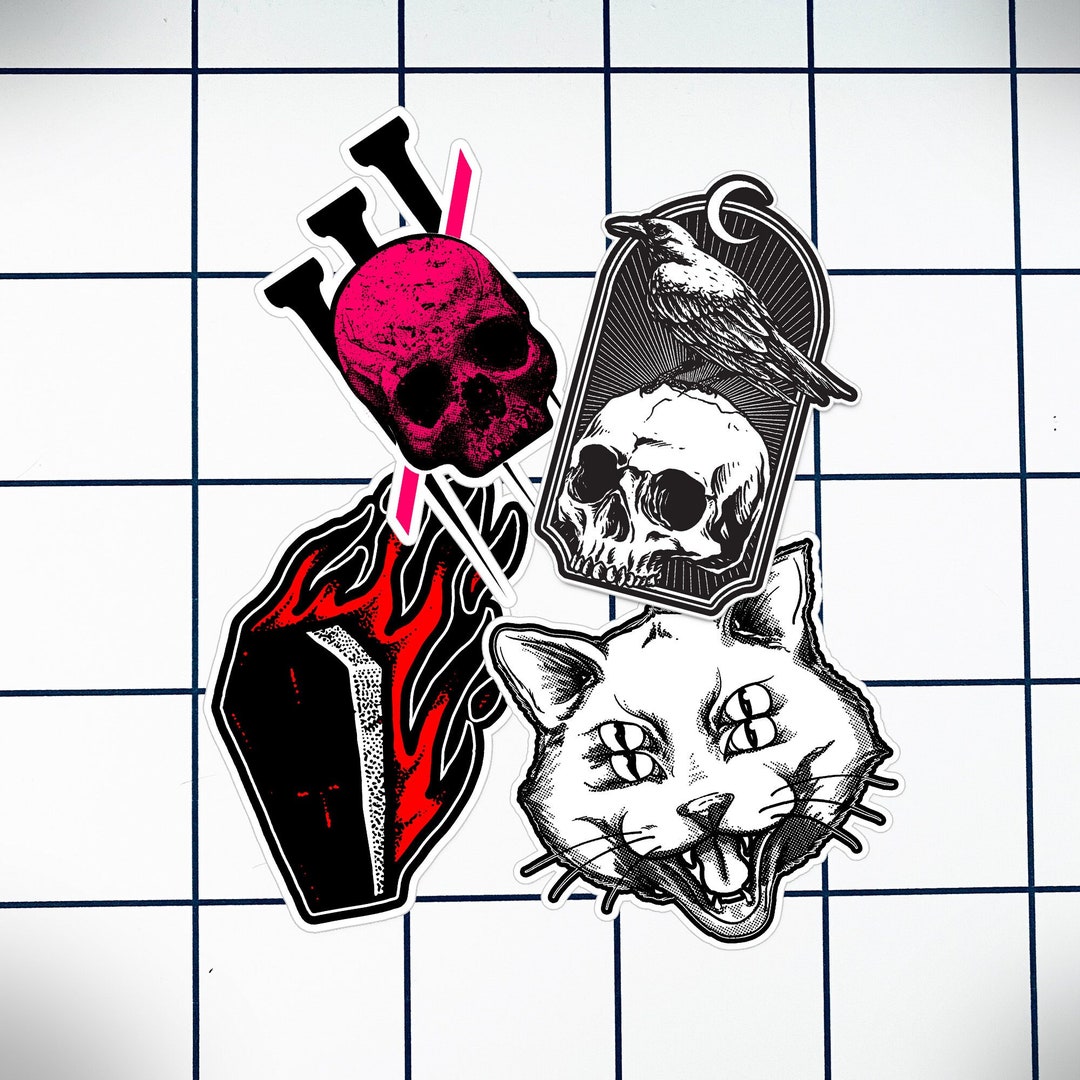 Set of 4 Sticker, Sticker Sheet, Punk Sticker, Protest Stickers, Folk ...