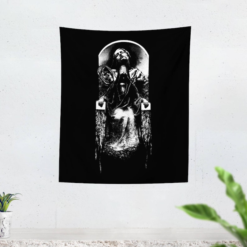 Dark Master Tapestry Wall Decor Wall Art | Etsy