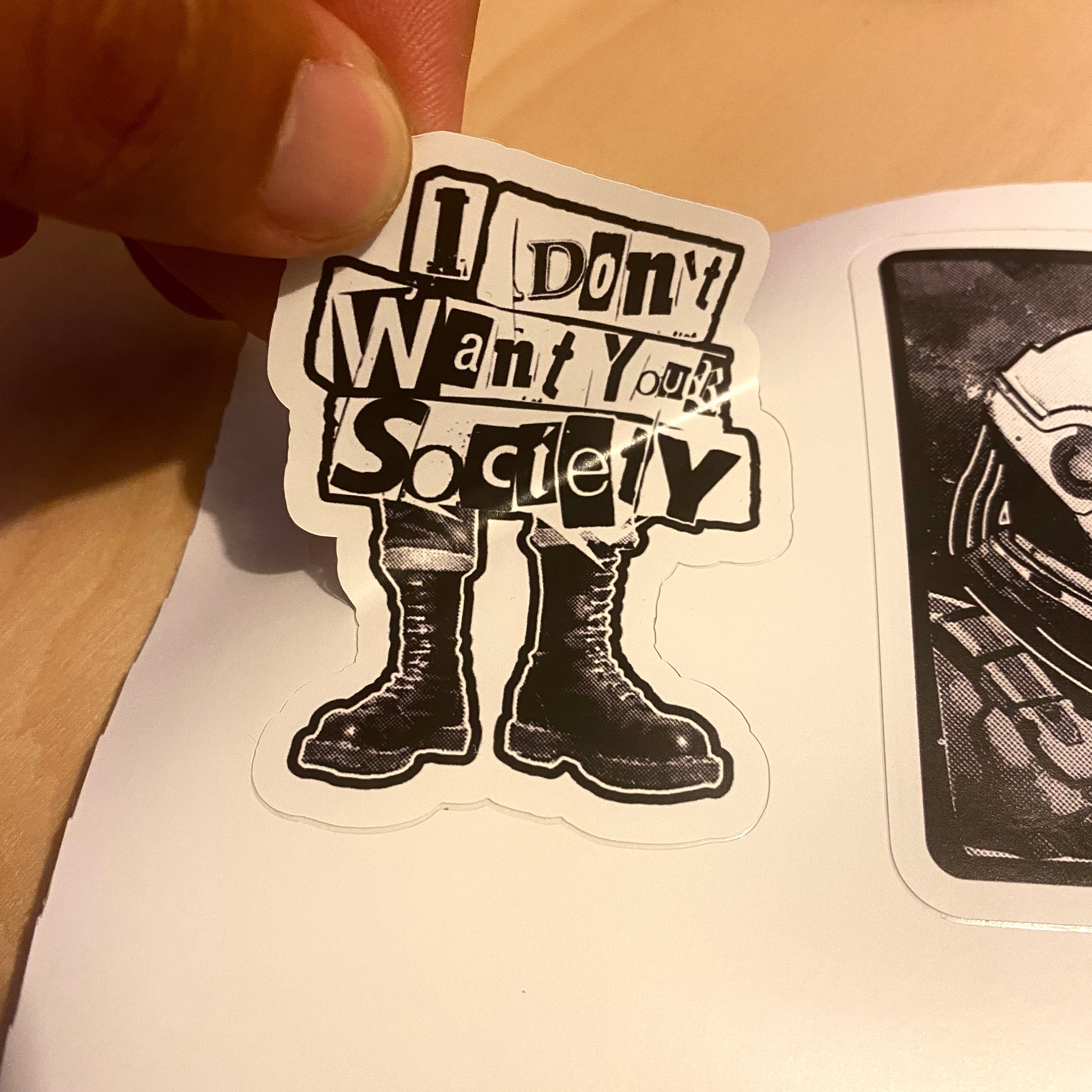 Dark Art Sticker Pack 4 Stickers Stickers Sheet Dead No | Etsy