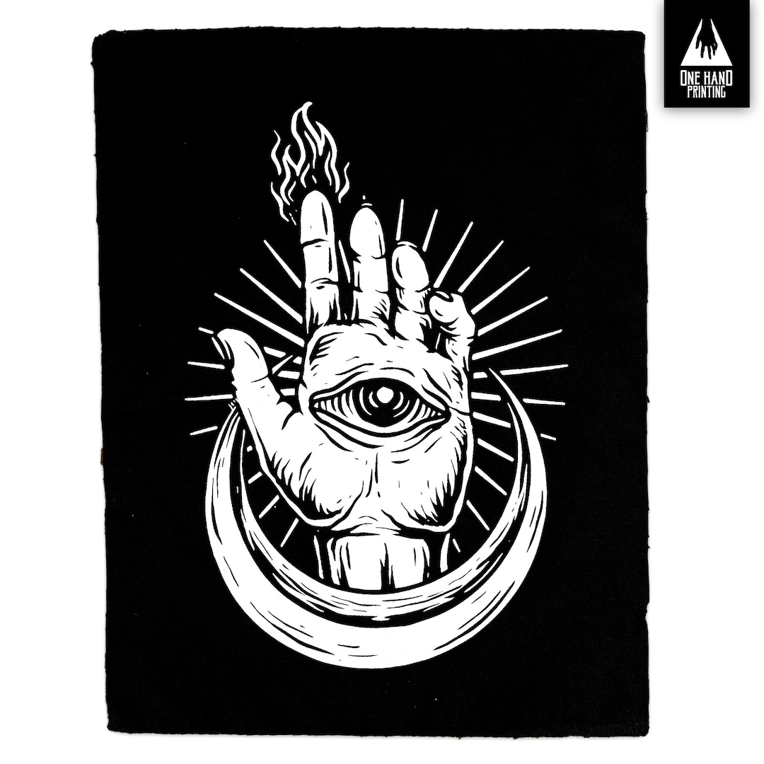 Flame Inside Black Back Patch, Punk, Patches, Sew on Patch, Punk ...