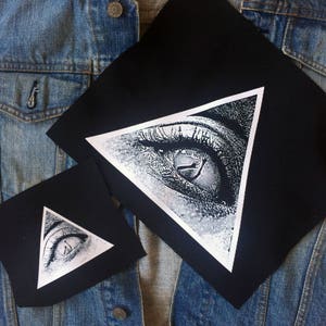 Fear in the Eyes Back Patch • Punk Patch • Patches • Punk Patches • Sew ...