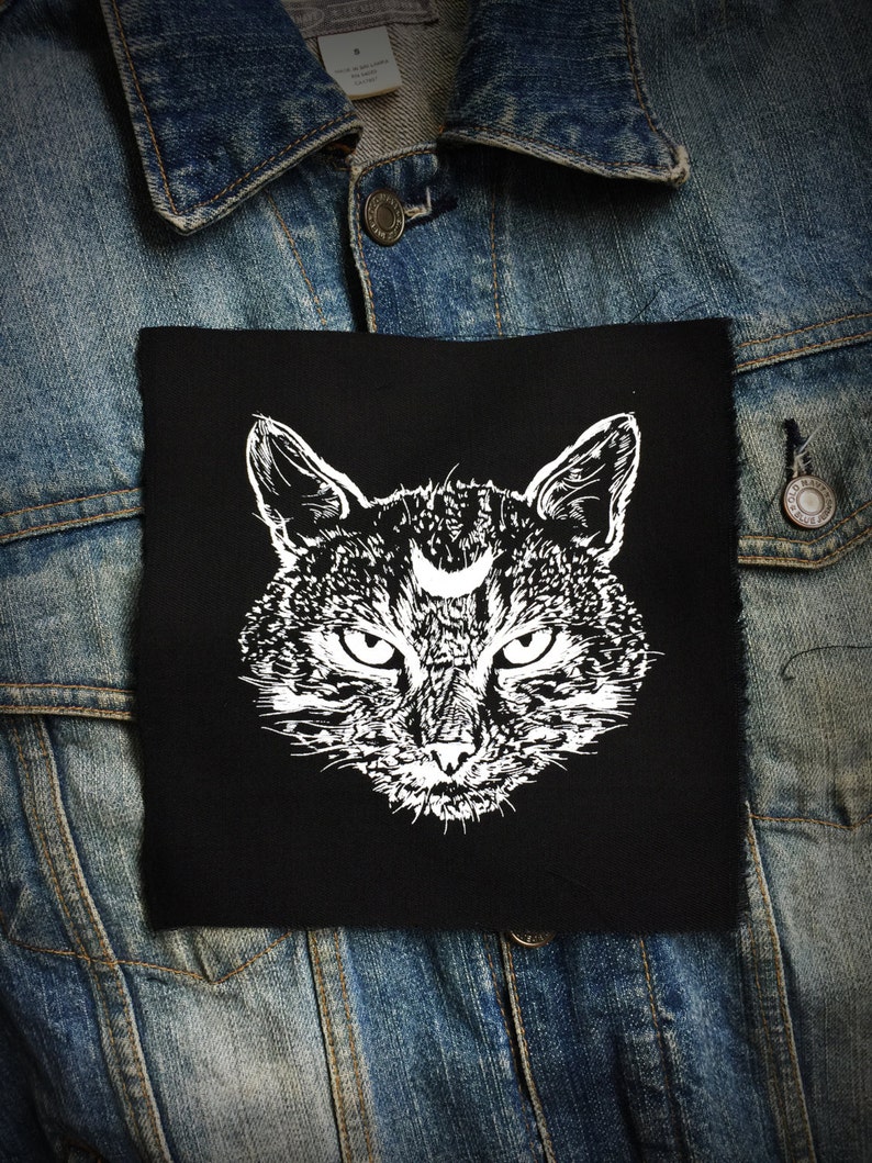 Moon Cat Patch Punk Patch Patches Punk Patches Sew on | Etsy Moon Cat Patch Punk Patch Patches Punk Patches Sew on | Etsy