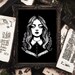 Victorian Gothic Reader, Dark Art Print, Bibliophile Illustration ...