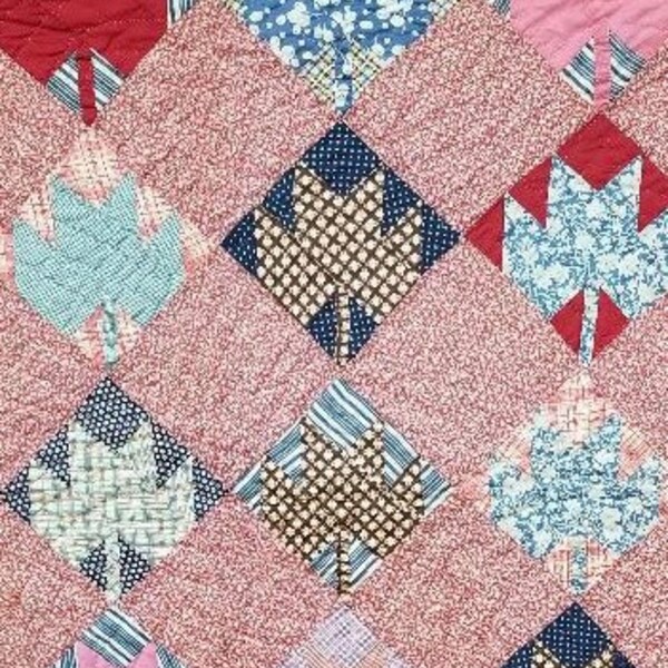 Maple Leaf Quilt - Etsy