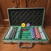 Casino Poker Chips Set Metal Lock and Keys Case - Etsy