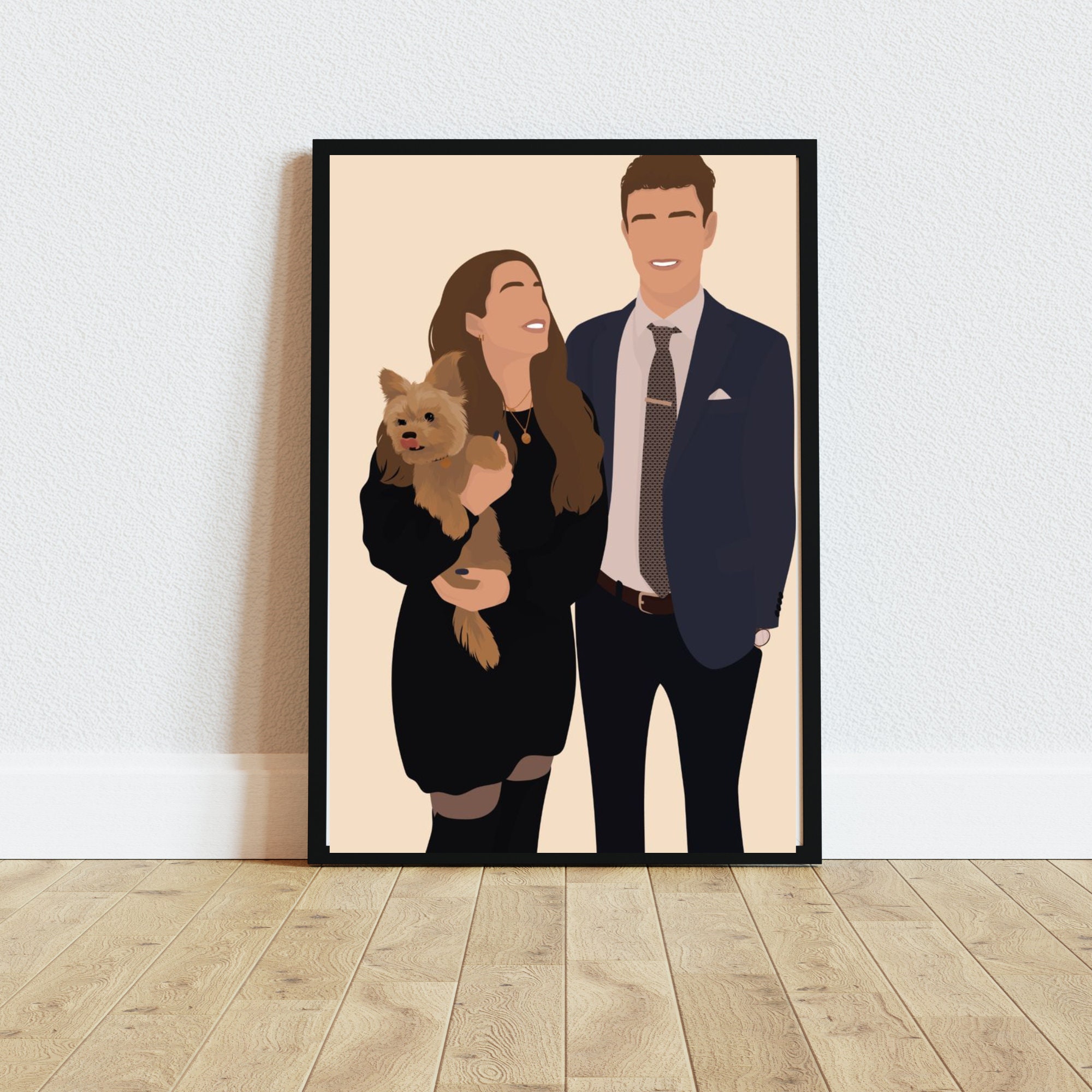 Custom Best Friend Portrait,custom Faceless Portrait, Custom Faceless ...