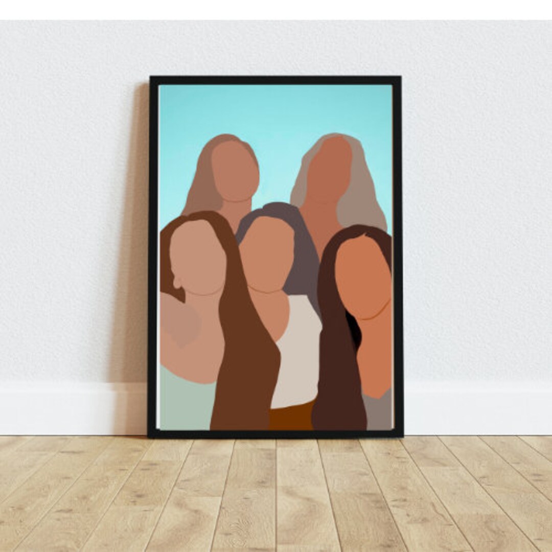 Faceless Couple Portrait, Custom Faceless Portrait, Boyfriend Christmas ...