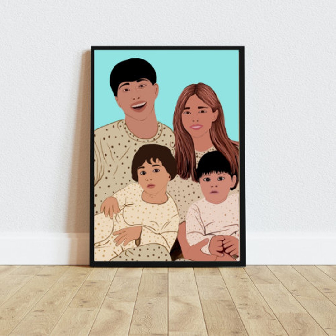 Faceless Portrait, Custom Illustration, Personalized Photo, Photo ...