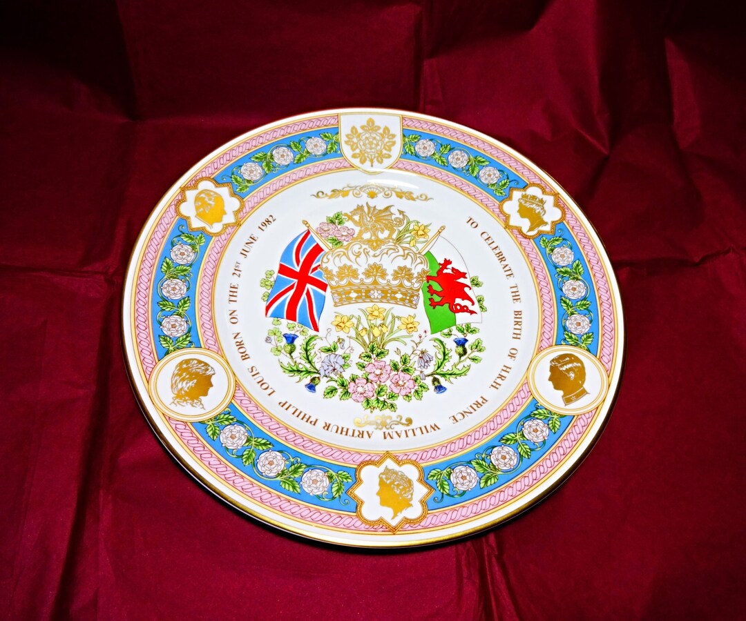 Prince William, Limited Edition, Caverswall Plate, Fine Bone China ...