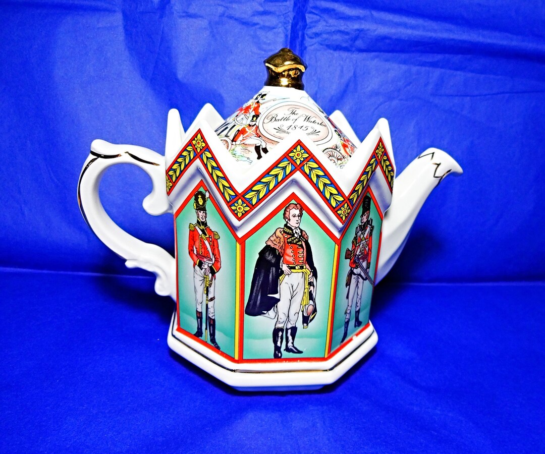 The Battle of Waterloo, Sadler Teapot, the Duke of Wellington ...