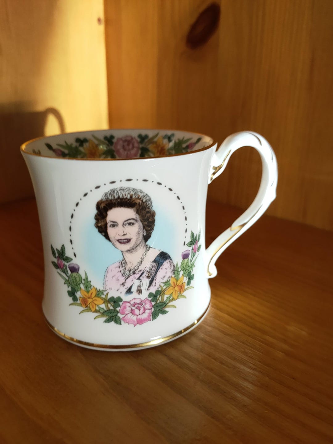 Queen Elizabeth II Coalport Cup: 1986 Birthday Souvenir, British Royal ...