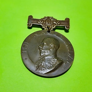 King George V, Frank Ransom Medal, the King's Medal, Antique Royal ...