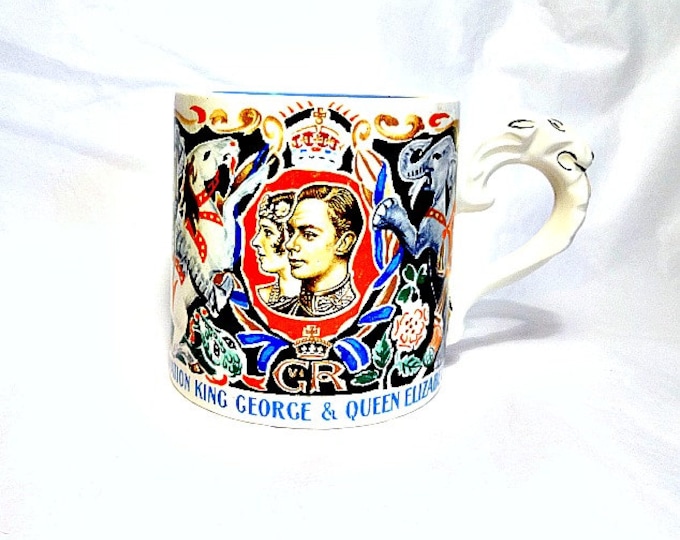 Dame Laura Knight, King George VI, 1937 Royal Coronation, Myott Cup ...