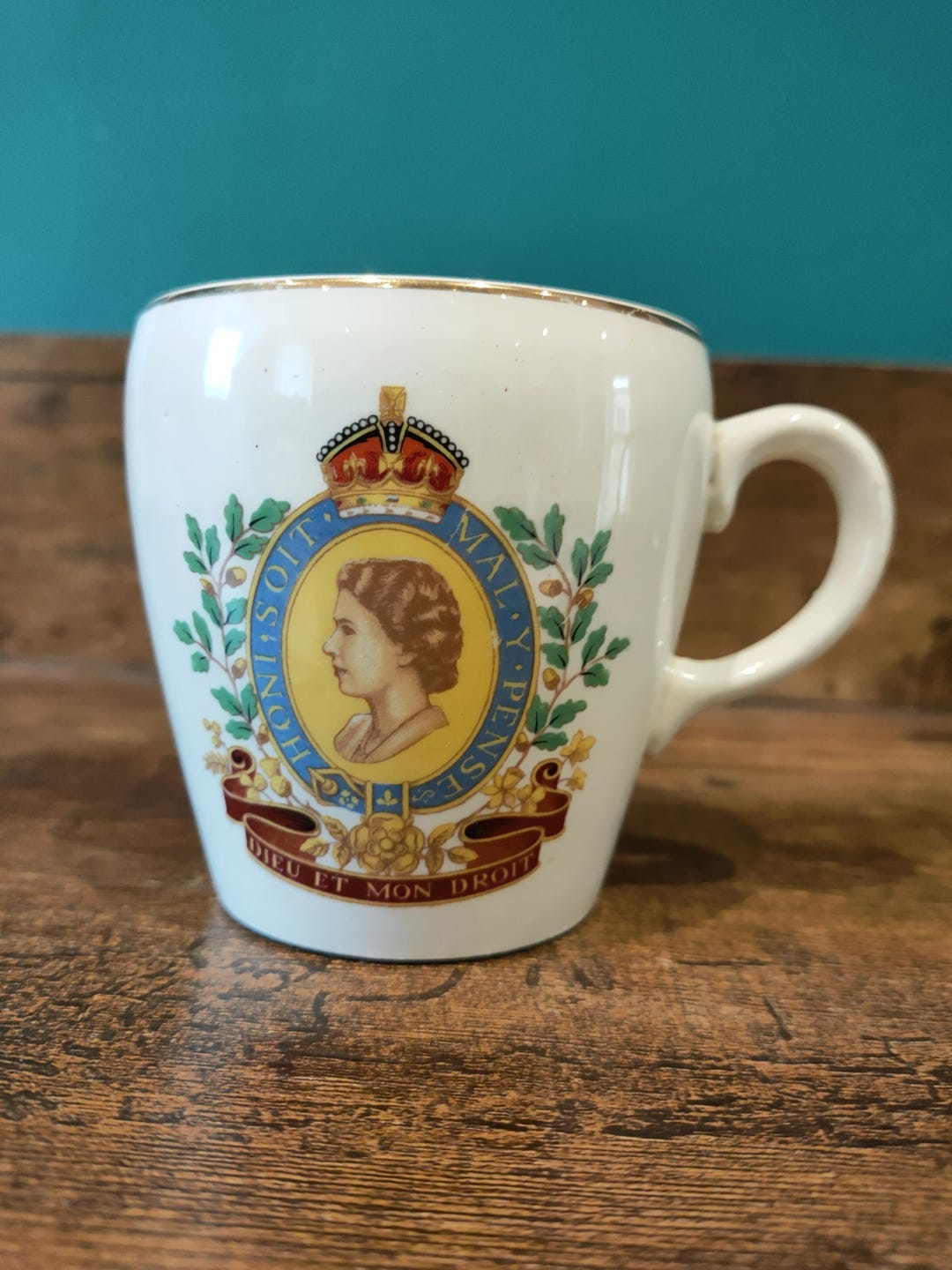 Queen Elizabeth II Vintage Wade Pottery Mug 1953 Coronation - Etsy