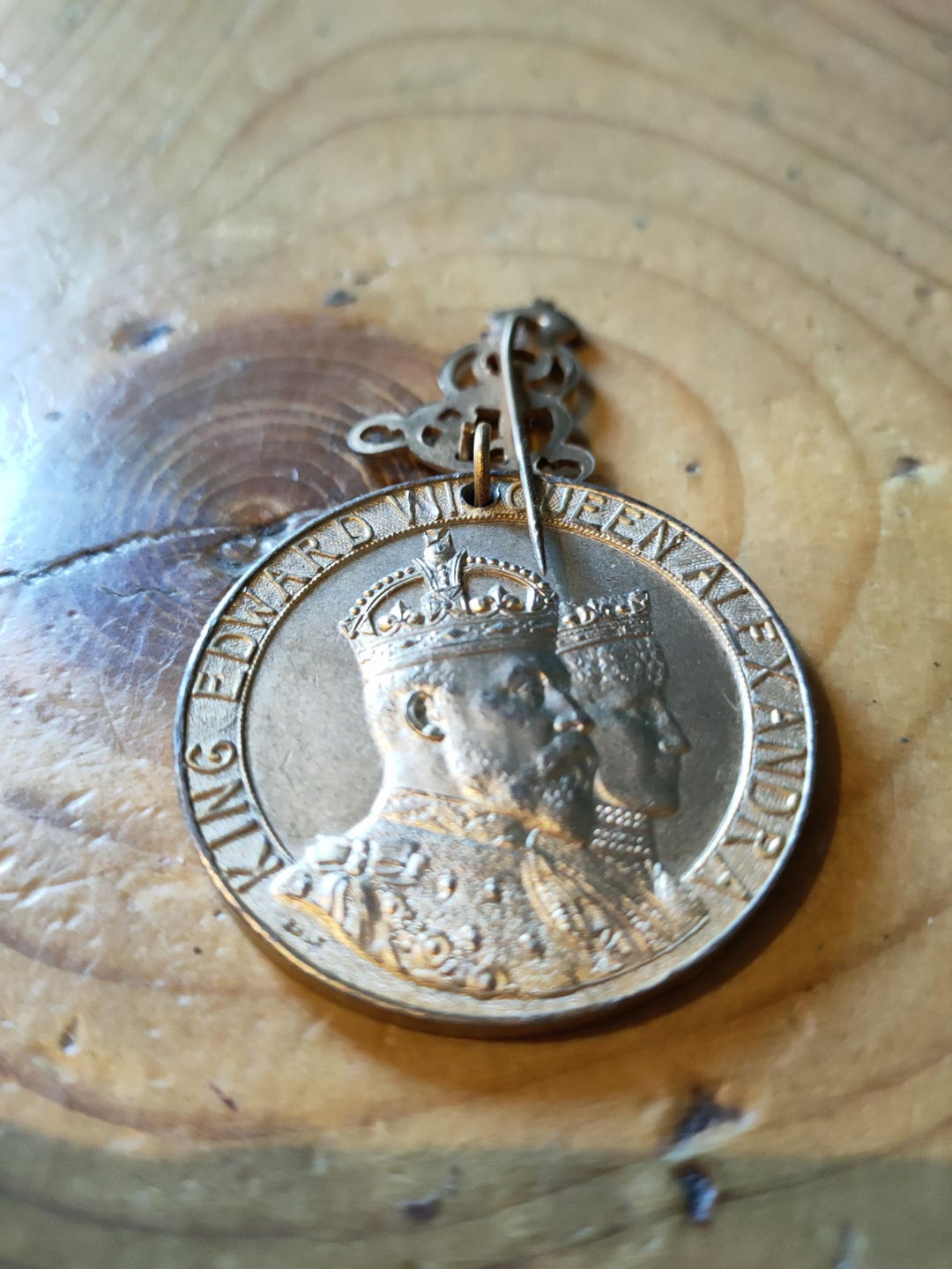 Antique King Edward VII Medal: June 1902 Coronation Burton on Trent ...