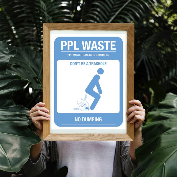 No Littering Sign - Etsy