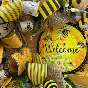 Welcome, Bee Wreath. Bee Blessed - Etsy