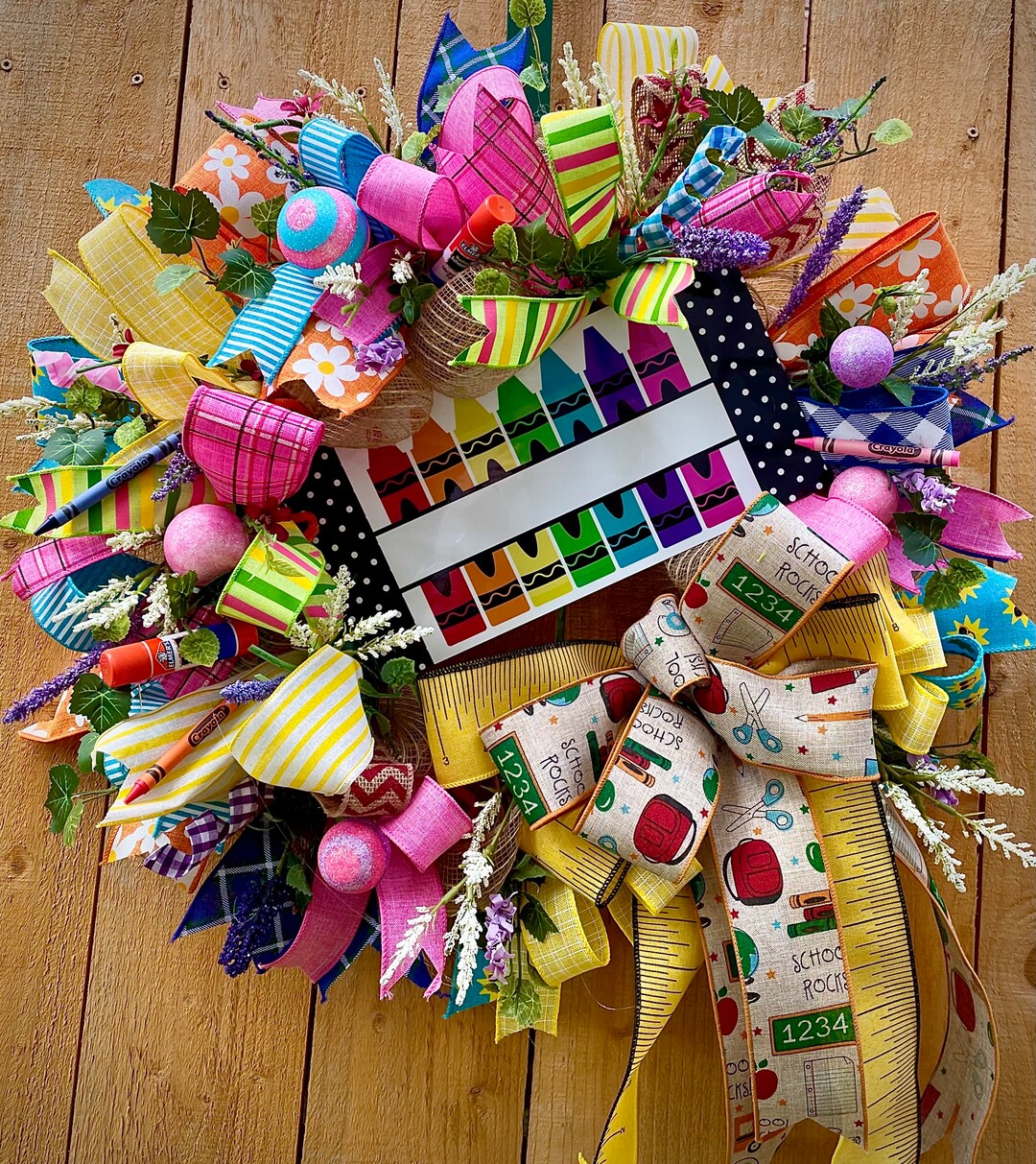 Teacher Wreath, Classroom Wreath, School Wreath - Etsy