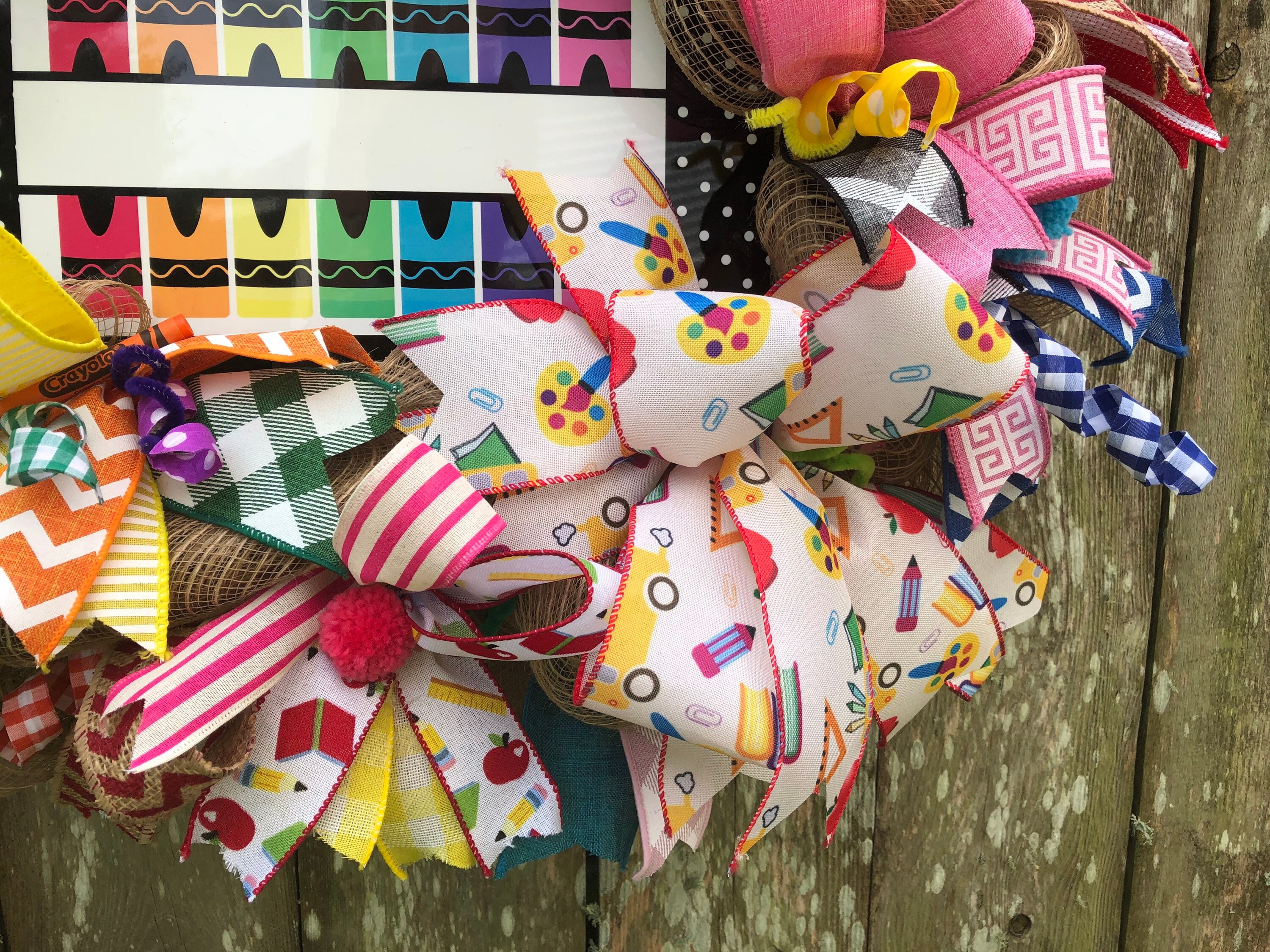 Teacher Wreath Classroom Wreath School Wreath - Etsy