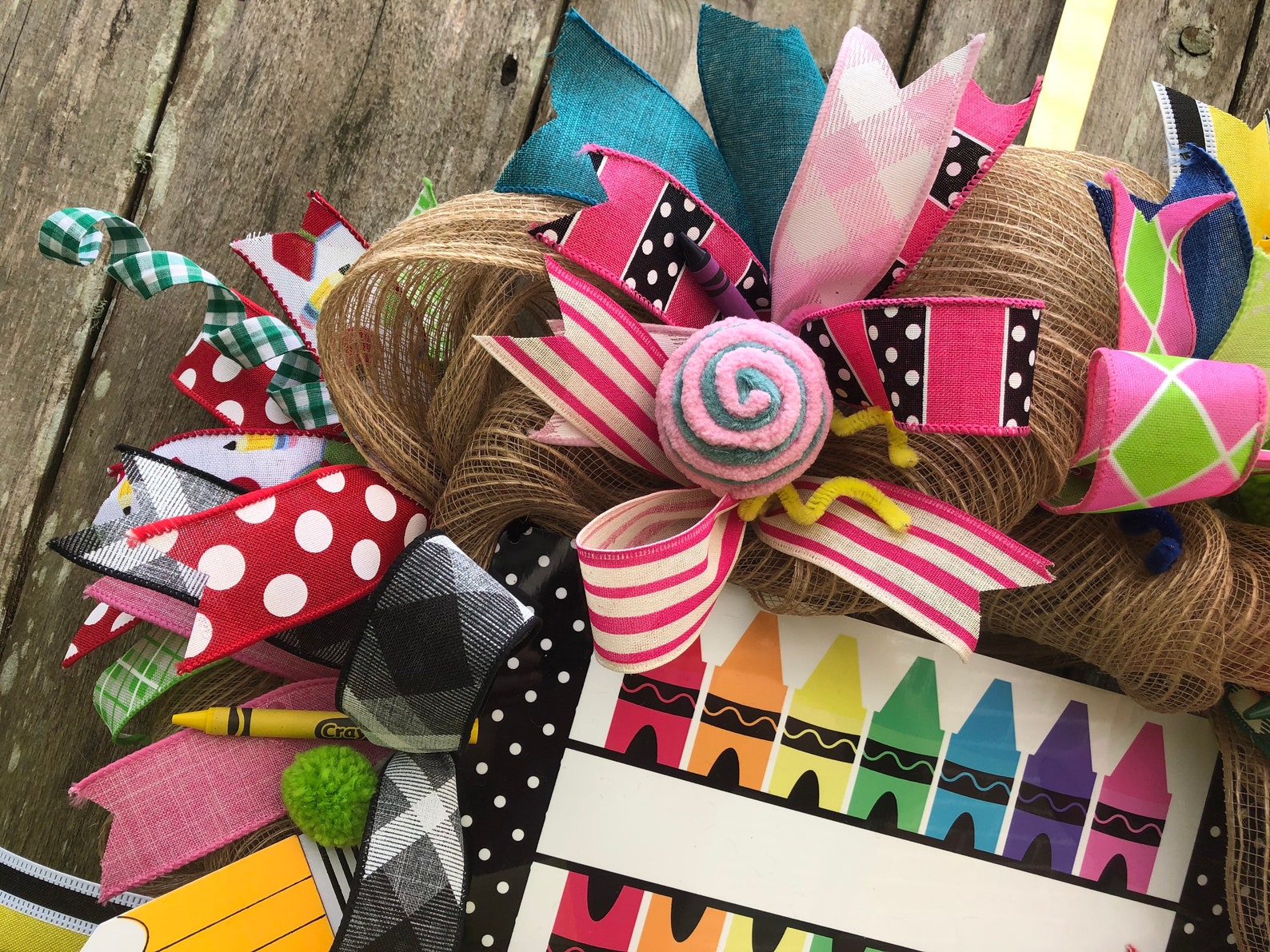 Teacher Wreath Classroom wreath School wreath | Etsy