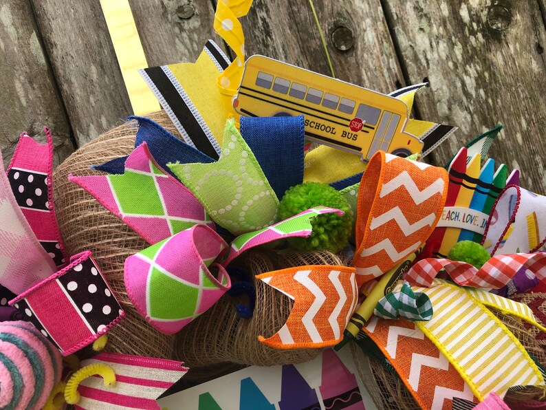 Teacher Wreath Classroom Wreath School Wreath - Etsy