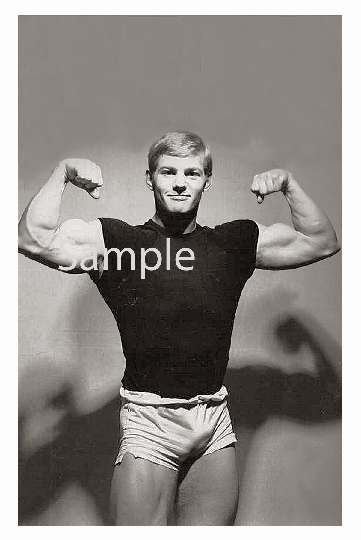 Vintage Photo Reprint Handsome Actor John Hamill Shows off Muscular ...