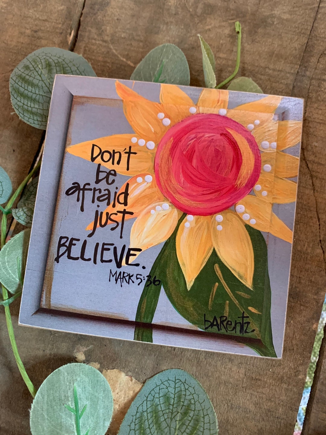 Dont Be Afraid Wall Mini - Etsy