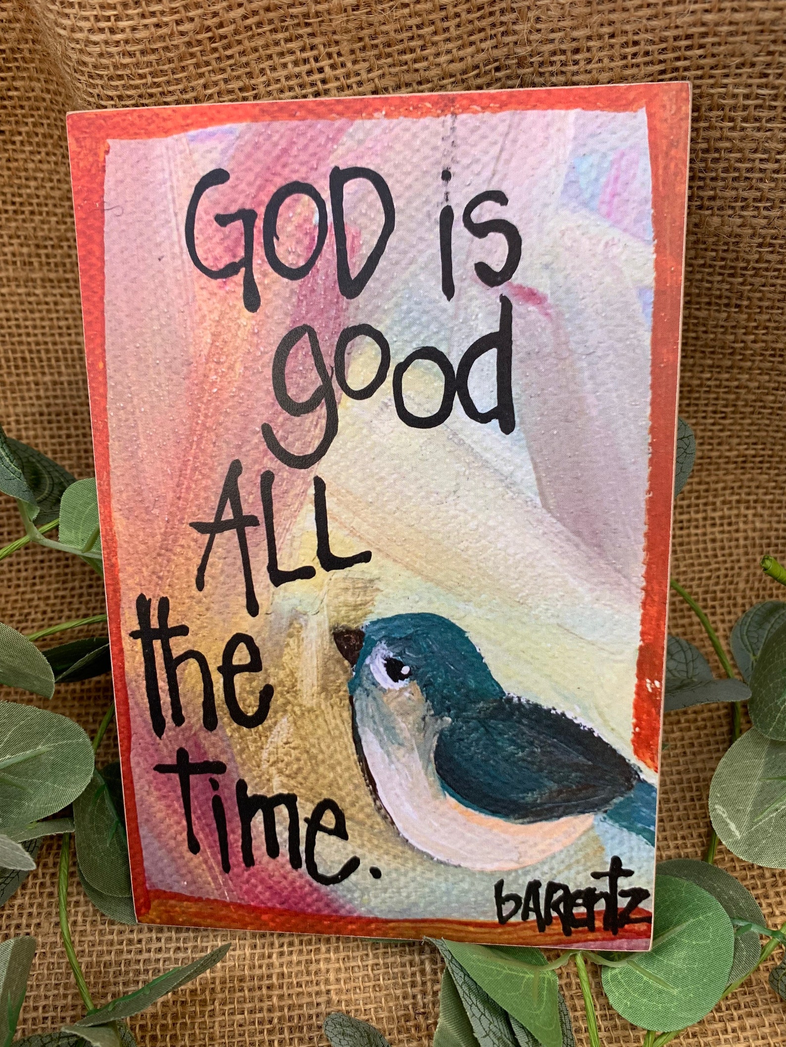 Mini Wall Art God is Good - Etsy