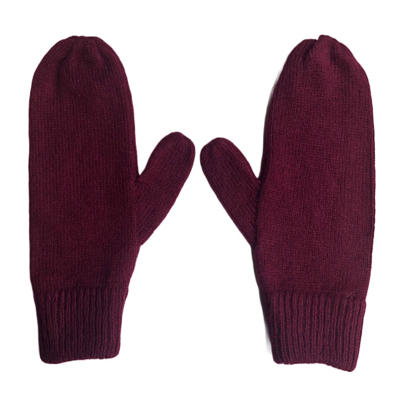 Red Mittens - Etsy