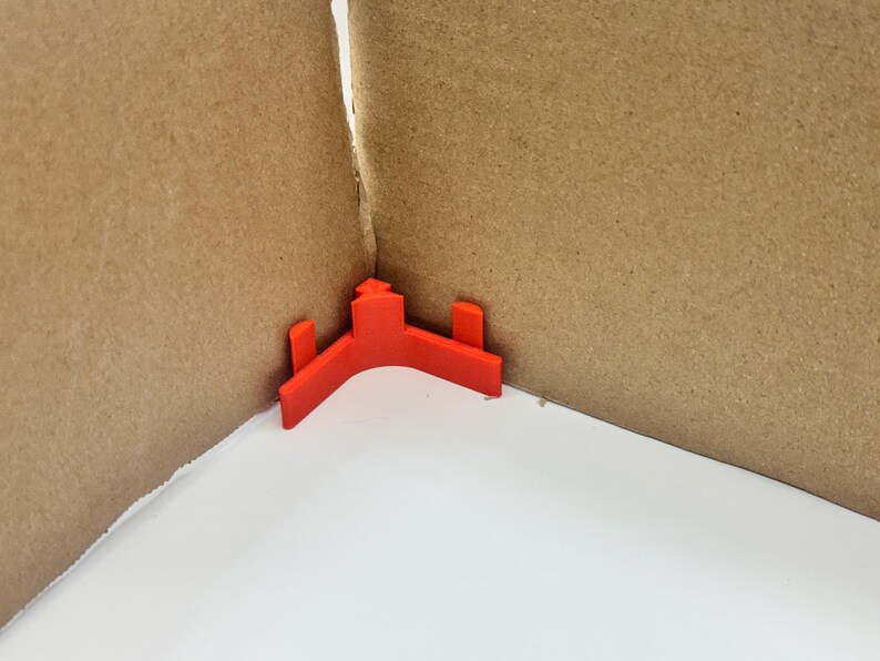 STEM Cardboard Corner Clips – 3D Printed Construction Tools for STEM ...