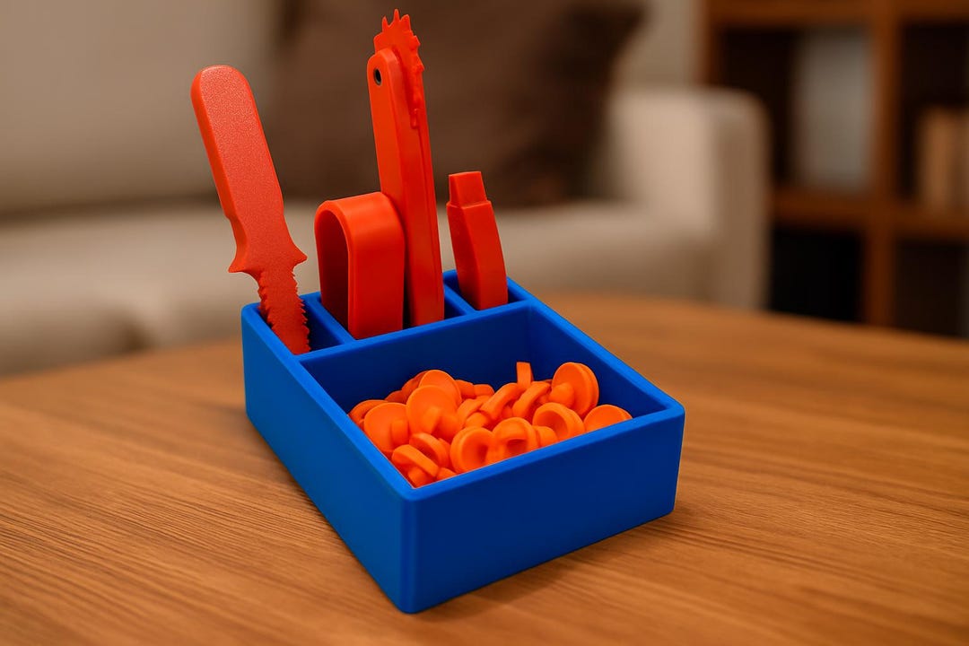 STEM Cardboard Construction Tools and Screws With Organizer – Fun ...