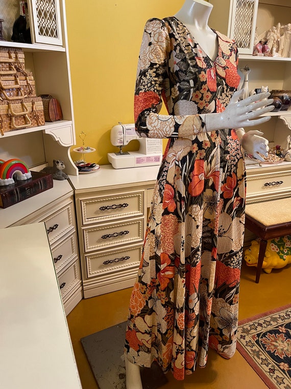 Vintage flower explosion dress - Gem