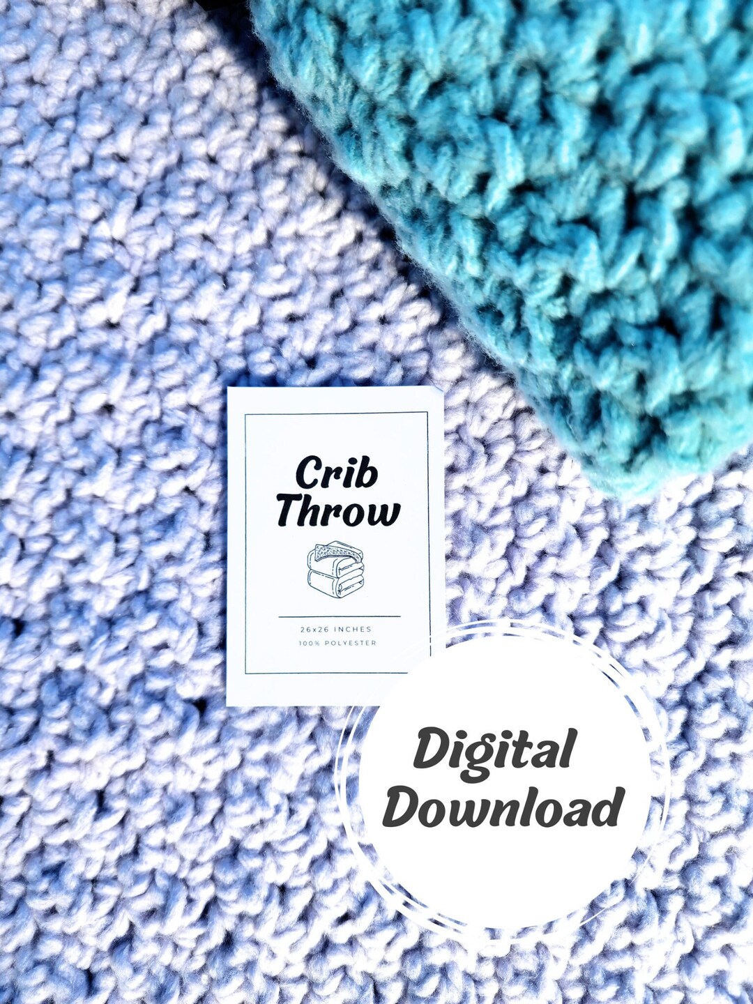 Crochet Printable - Digital Download Crib Throw Tag - Etsy