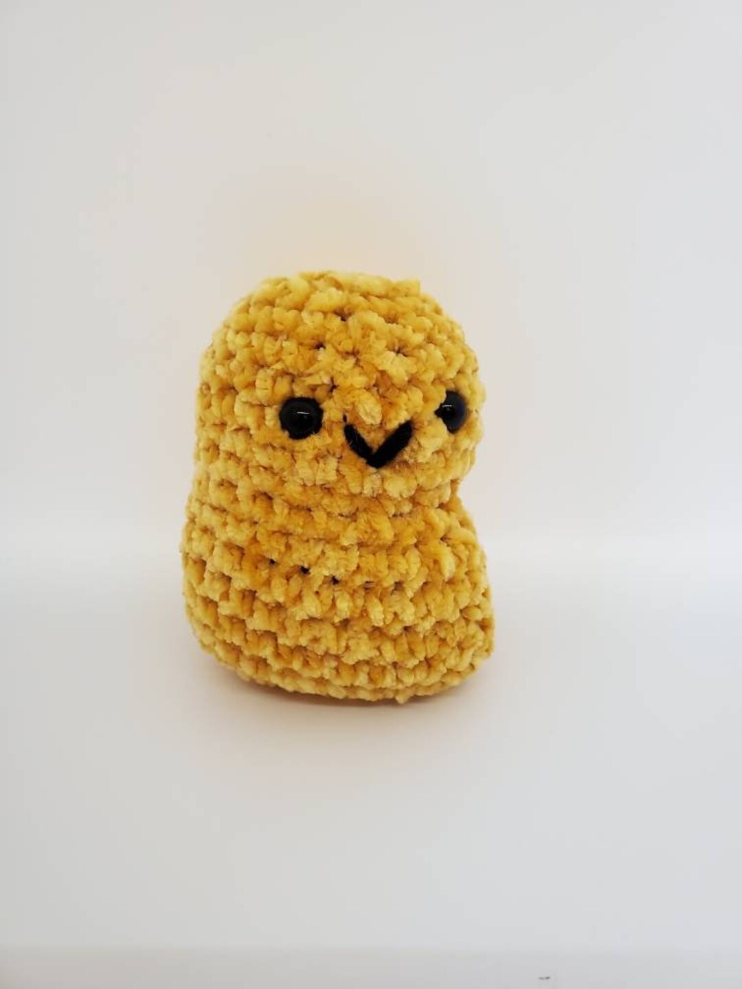 Small Velvet Chicken Nugget Plush Toy, Chicky Nuggie Amigurumi - Etsy