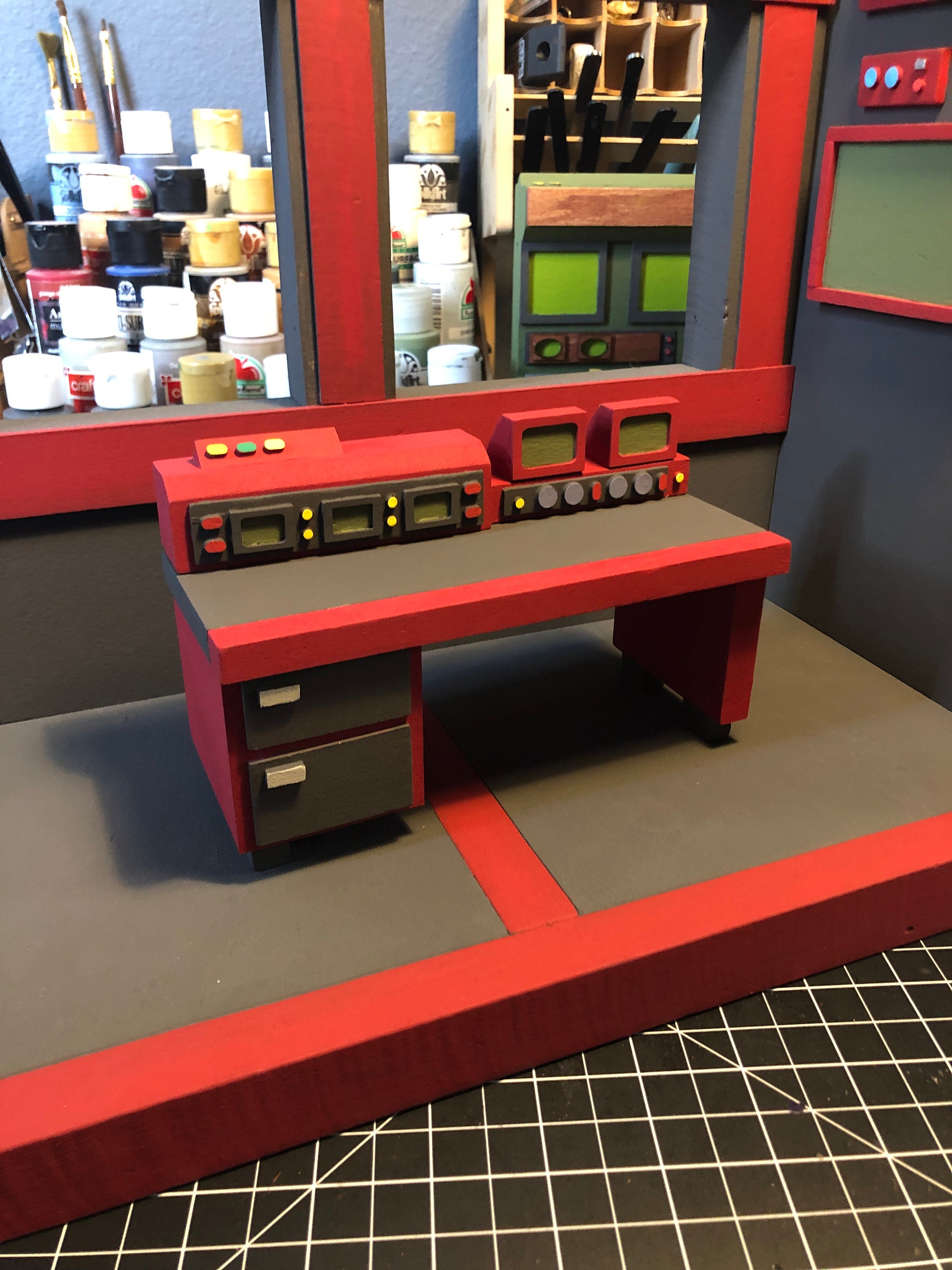 Sci-fi Desk/workbench Prop for 1:12 Actionfigures - Etsy