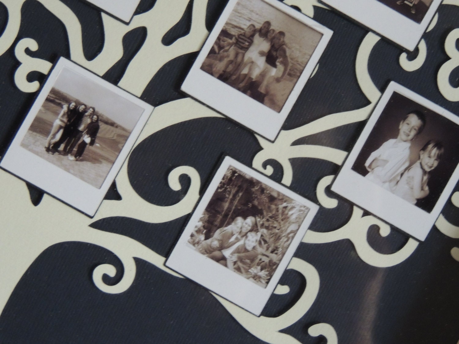 Photo Tree Frames, Retro Tree Design, Family Tree Gifts Photo Gifts ...