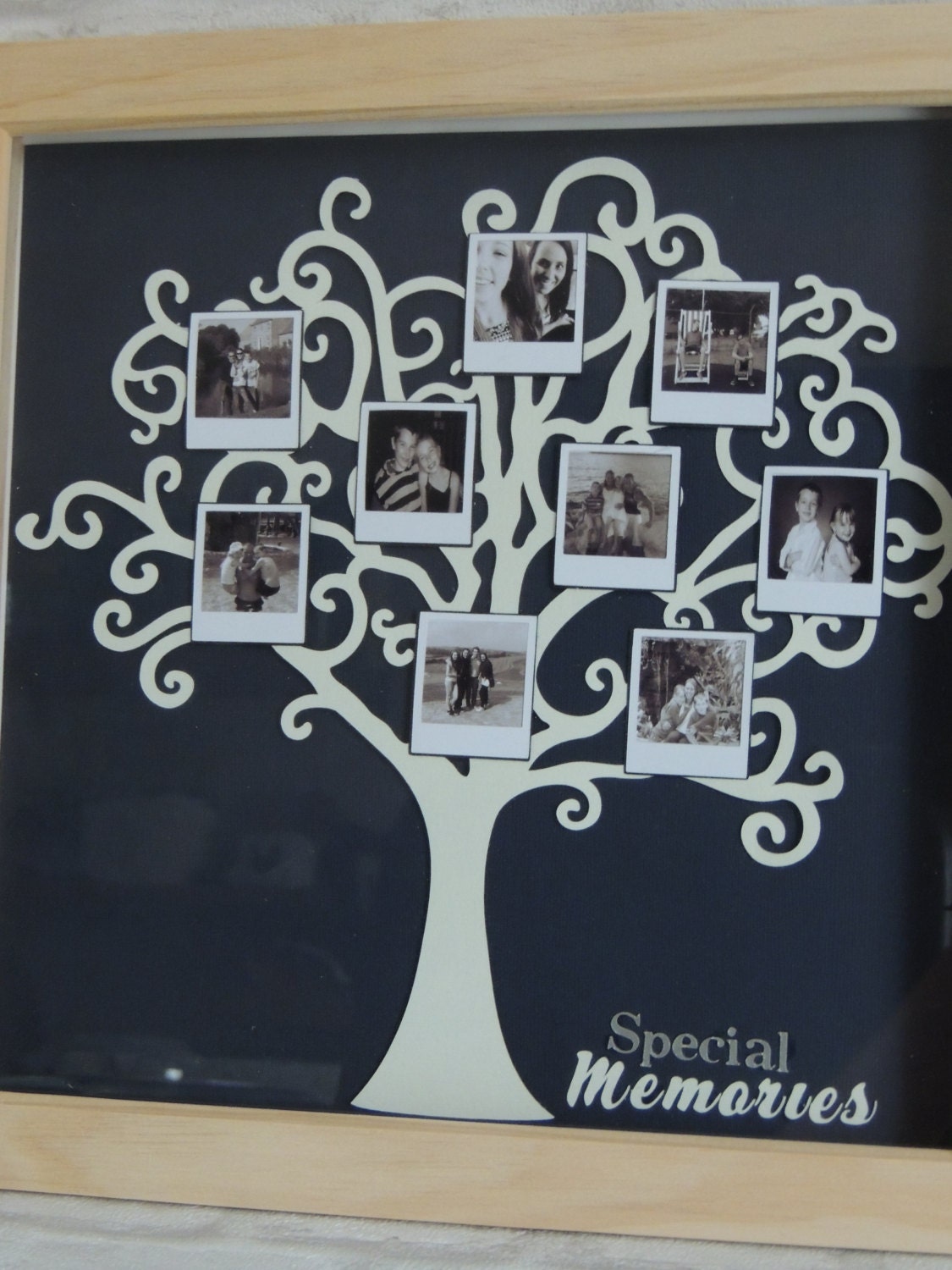 Photo Tree Frames, Retro Tree Design, Family Tree Gifts Photo Gifts ...