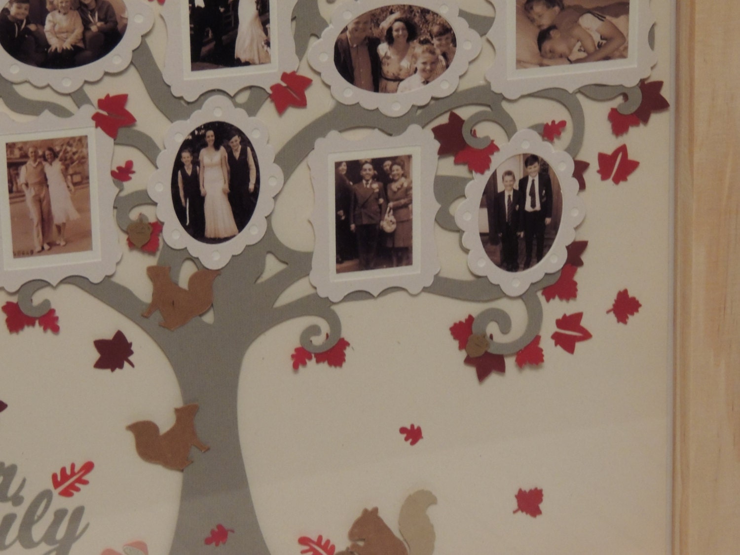Photo Tree Frames Family Tree Gifts Photo Gifts Shadow Box - Etsy UK