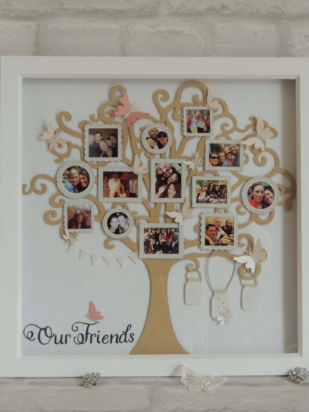 Photo Tree Frames Family Tree Gifts Photo Gifts Shadow Box Frames - Etsy